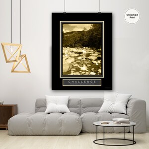 Motivational Poster, Challenge, Motivational Wall Art, Motivational ...