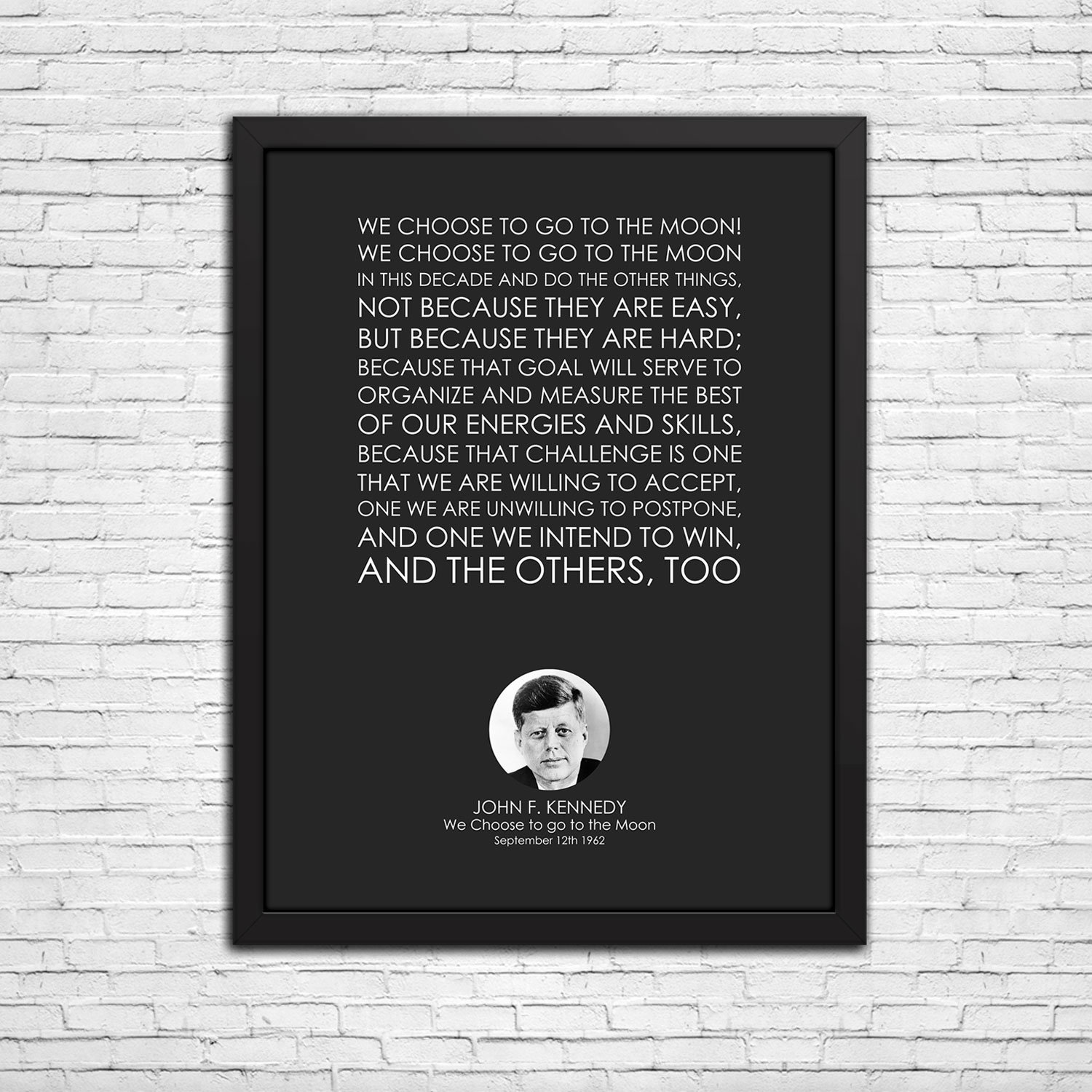 John F Kennedy, We Choose to Go to the Moon Speech, Great Speeches ...