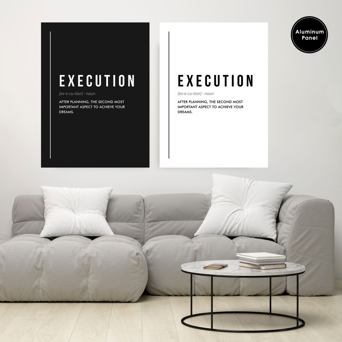 Motivational Poster, Execution, Motivational Wall Art, Motivational ...