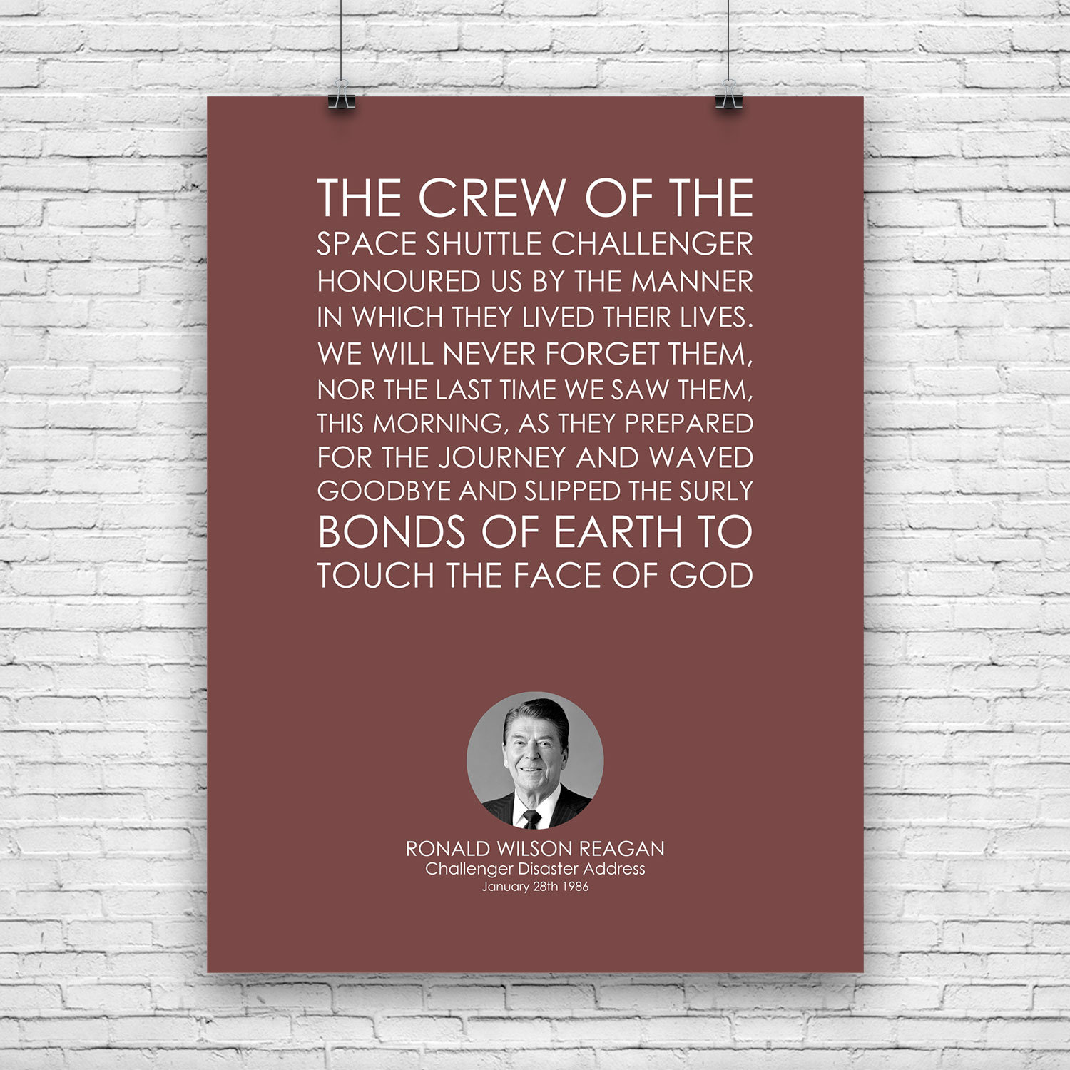 The Challenger Disaster Poster