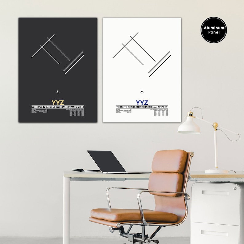 Toronto Pearson International Airport,yyz, Airport Map Art, Airport ...