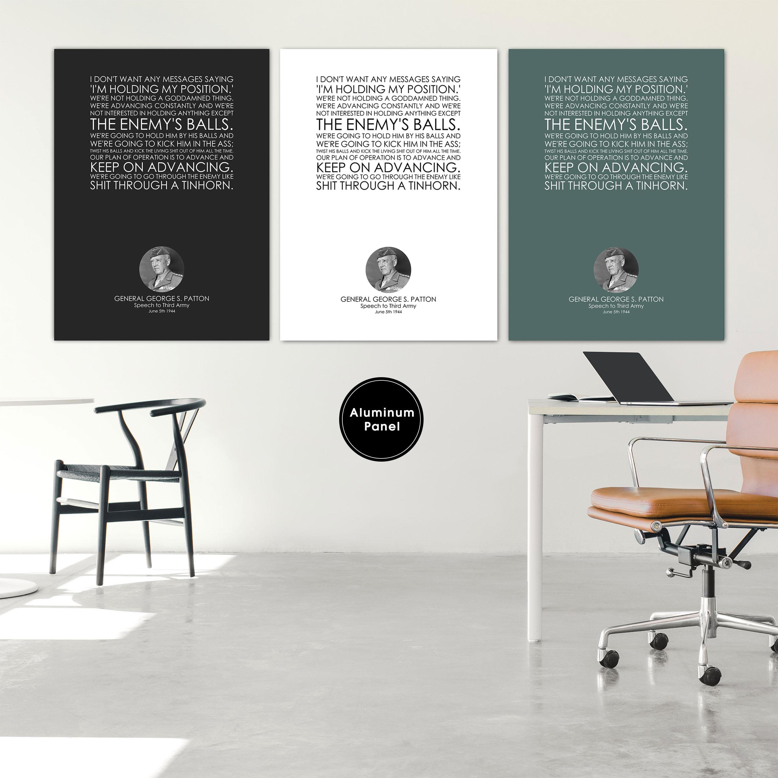 George S Patton, Speech to Third Army, George Patton, WW2, World War 2 Poster, Great Speeches ...