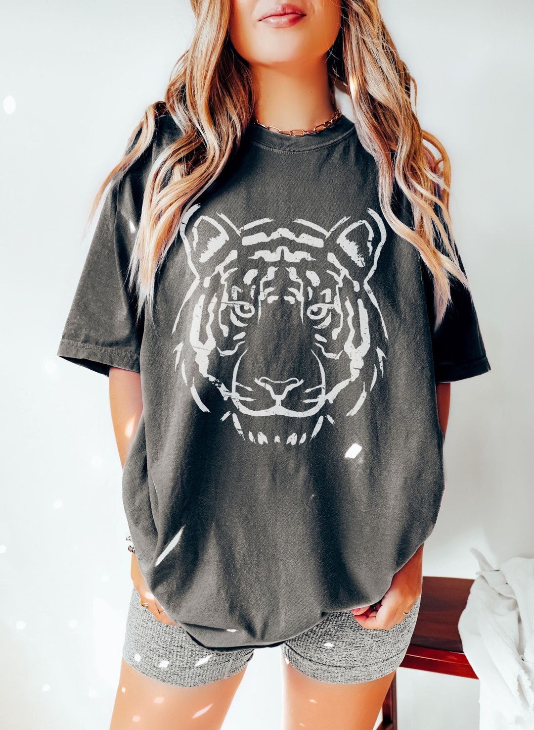 Comfort Colors Tigers Shirt, Tigers Mascot Tee, Game Day Apparel ...