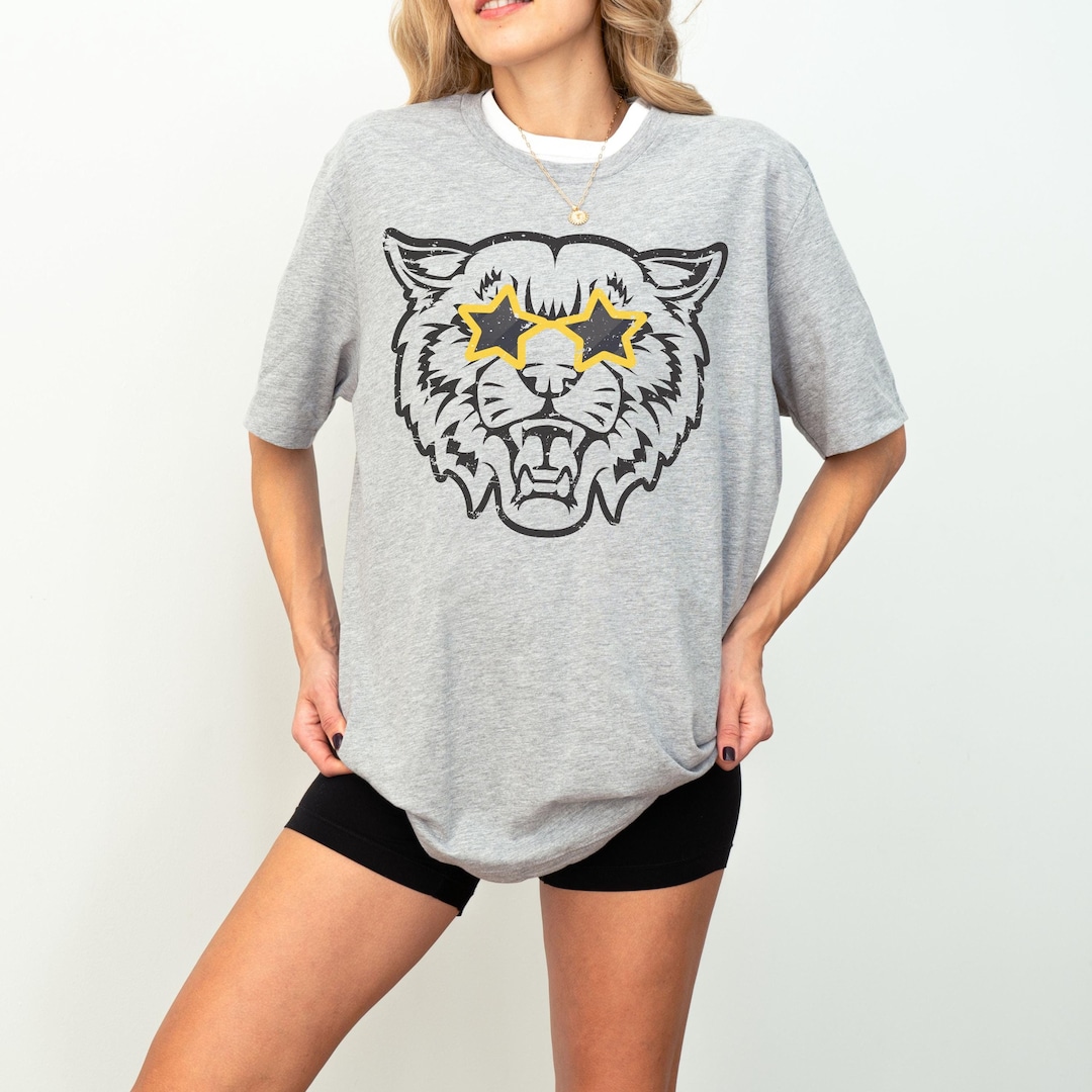 Black and Gold Wildcats Shirt, Wildcats Mascot Shirt, Wildcats Game Day ...