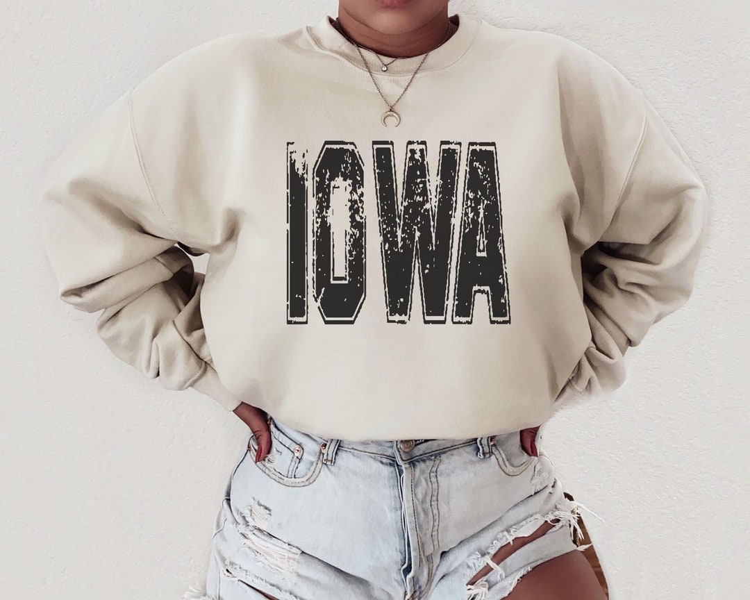 Iowa Sweatshirt, Unisex Iowa Crewneck, State of Iowa Shirt, Iowa Gifts ...