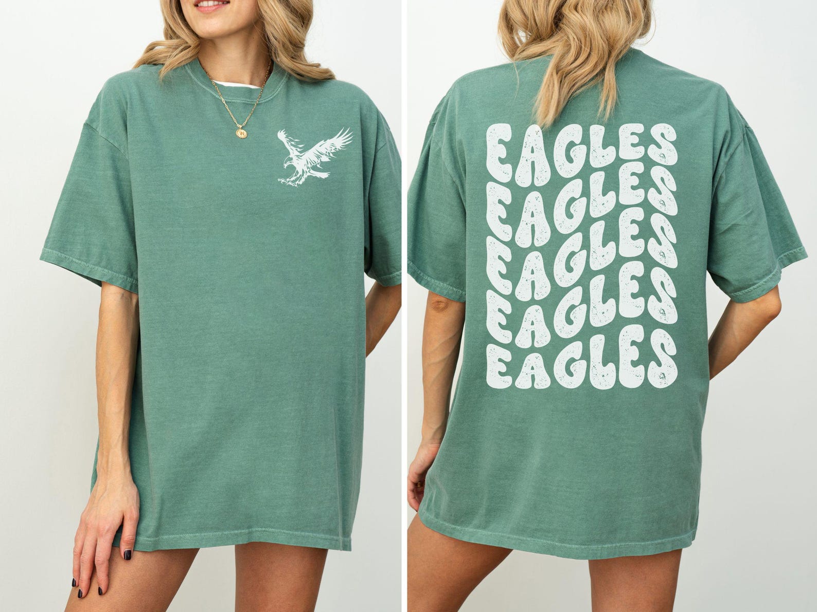 Comfort Colors Eagles Shirt, Eagles Game Day Apparel, Eagles Mascot Tee ...