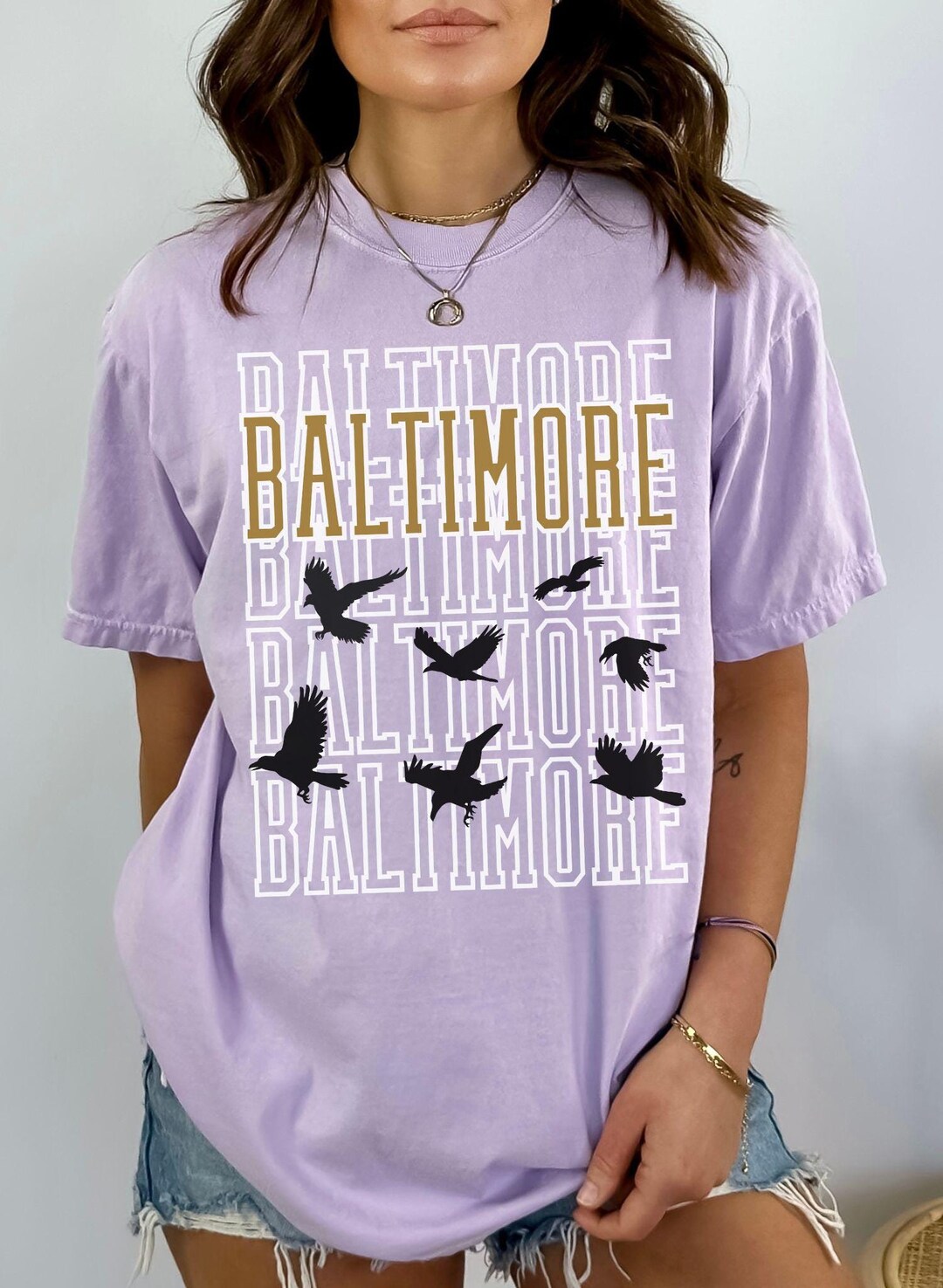 Comfort Colors Baltimore Shirt Baltimore Football Tee Game Day Apparel ...