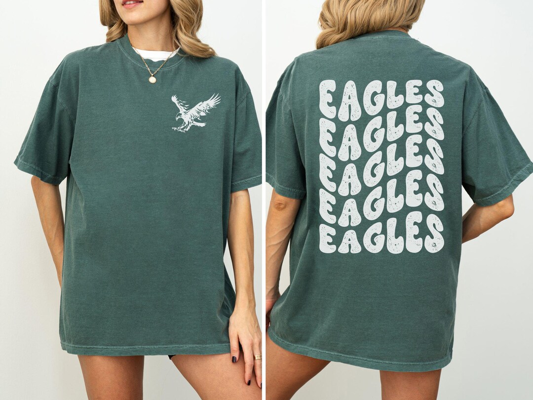 Comfort Colors Eagles Shirt, Eagles Game Day Apparel, Eagles Mascot Tee ...