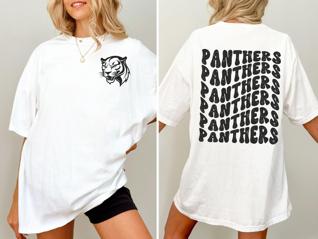 Comfort Colors Retro Panthers Shirt, Panthers Mascot Shirt, Panthers ...