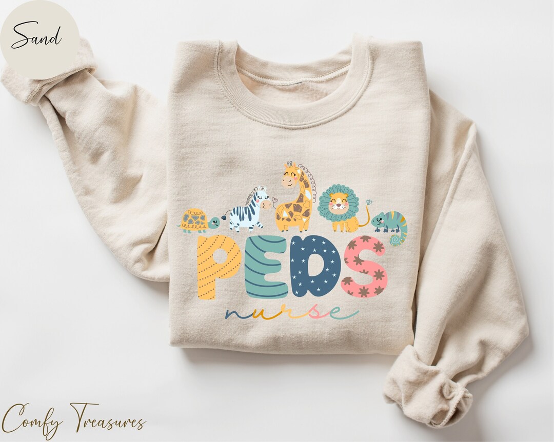 PEDS Sweatshirt, Pediatric Nurse Sweatshirt, Pediatric Nurse Shirt ...