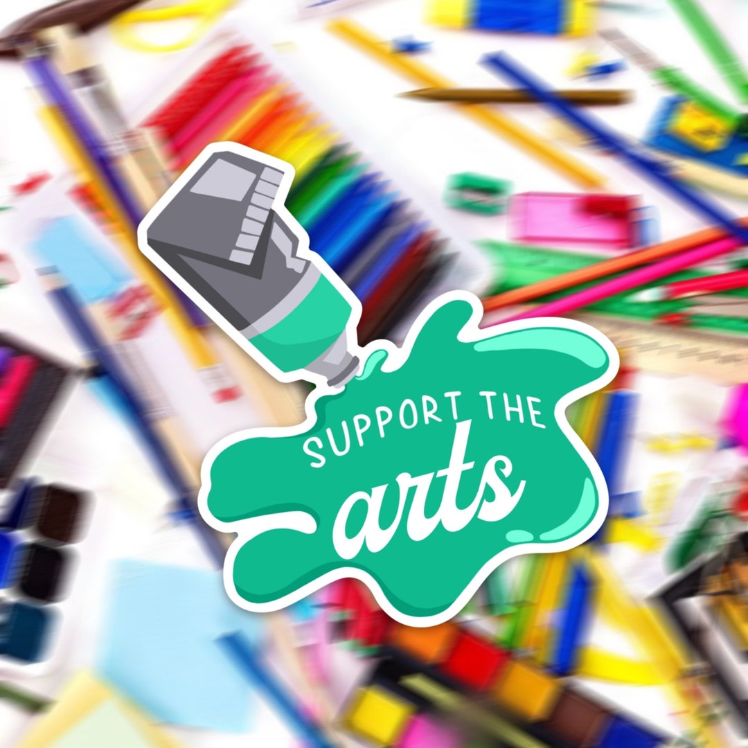 SUPPORT THE ARTS Magnet Paint Splatter Tube Turqoise Artists Magnets ...