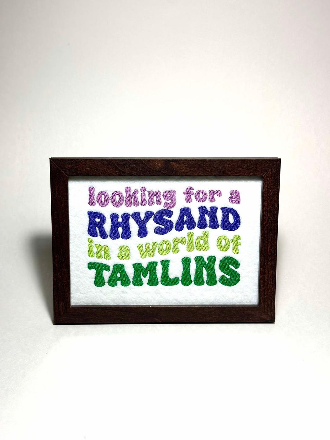 ACOTAR Rhysand Tamlin Framed Embroidered Art A Court of Thorns & Roses ...