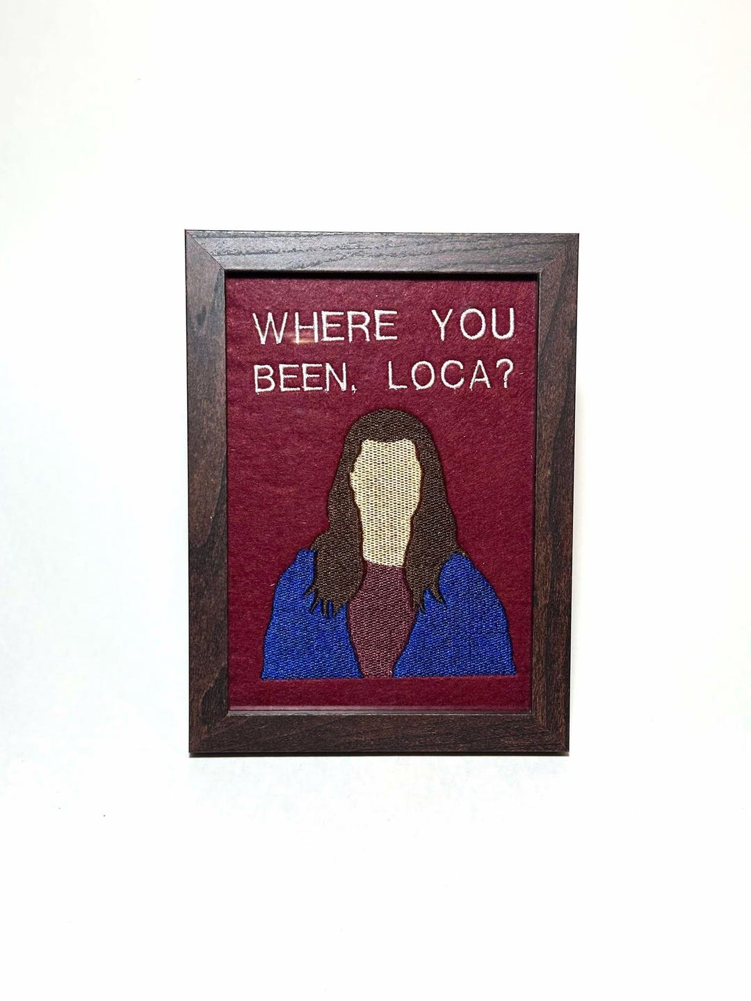 Twilight Jacob Framed Embroidered Art; Bookish, Book, Embroidery, Craft ...