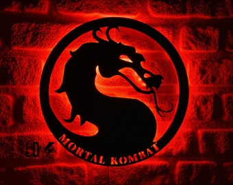 Mortal Kombat Led Sign - Etsy