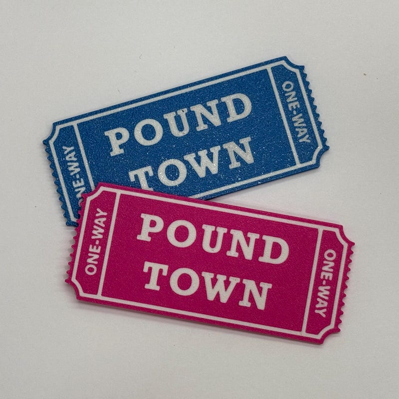 Ticket to Pound Town - Etsy
