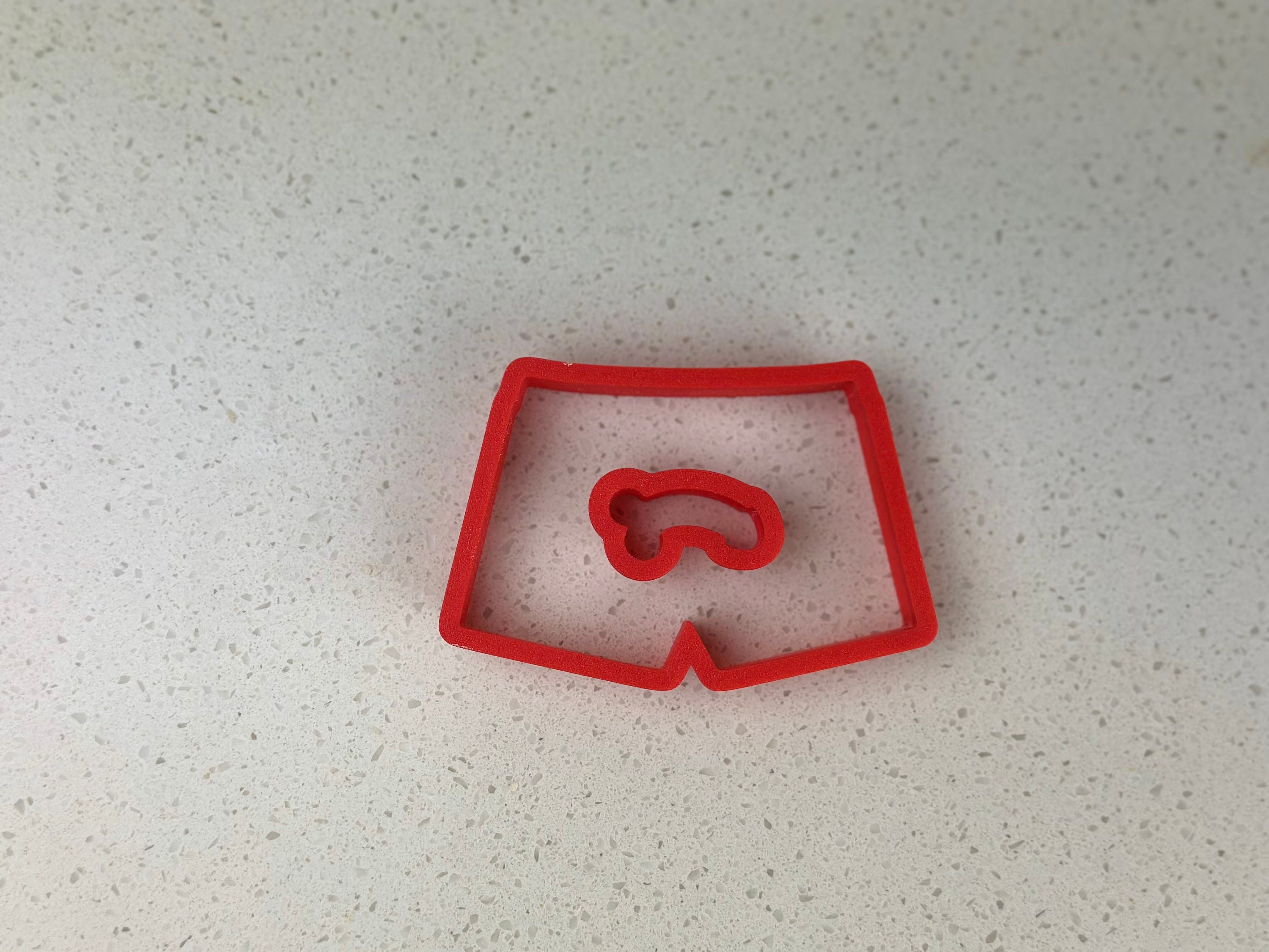 Boxer Shorts & Penis Cookie Cutter Naughty Knickers Fun Adult Cookie ...
