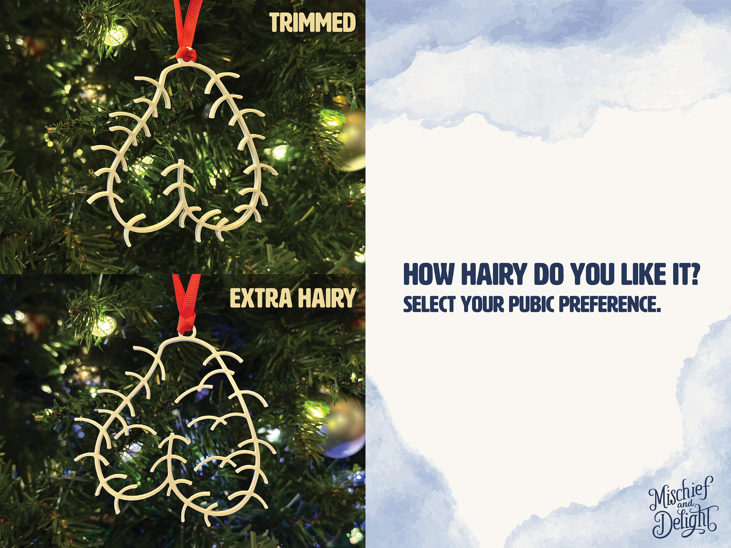 Hairy Ball Sack Ornament Hairy Testicles Ornament Ballsack Etsy Canada
