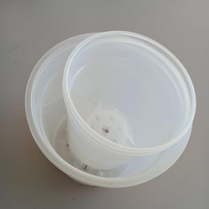 Transparent Pot for Interior Plants 12 Cm Clear Plastic Pots for Plant ...
