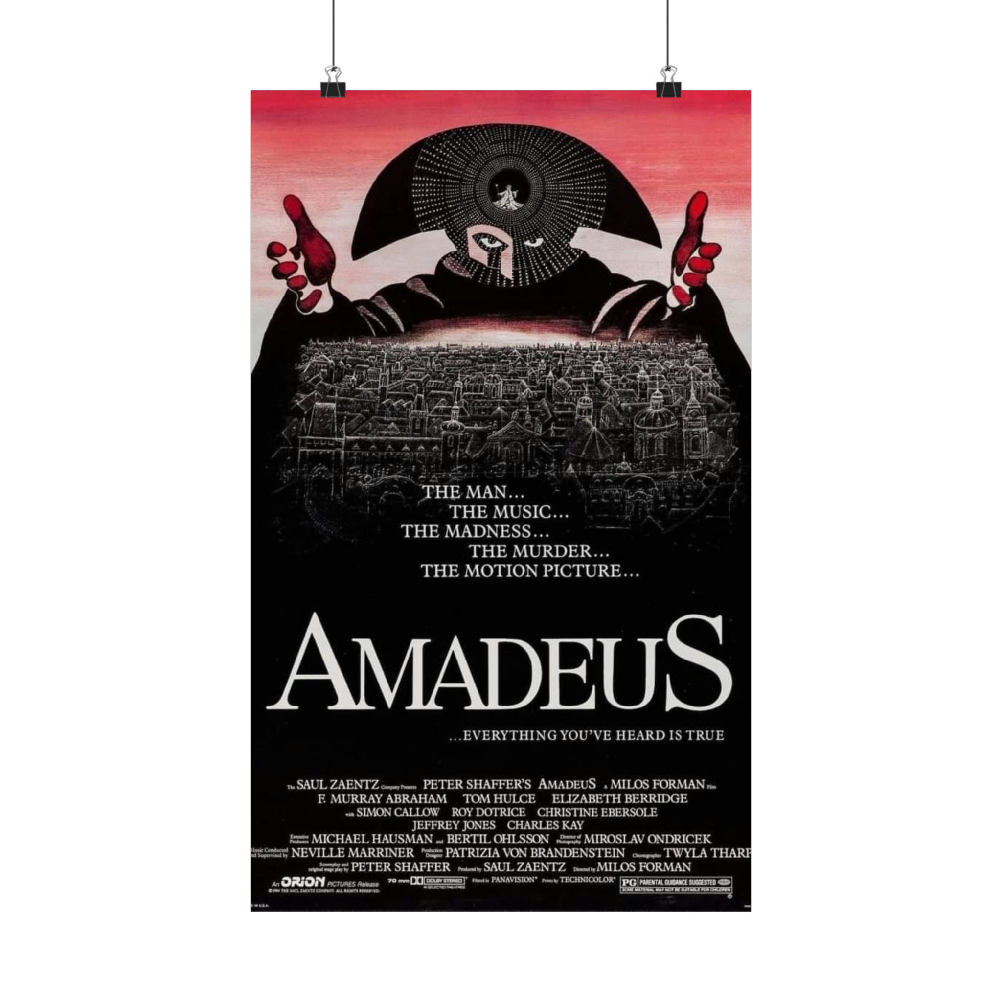 Amadeus Classic Movie Matte Vertical Posters - Etsy