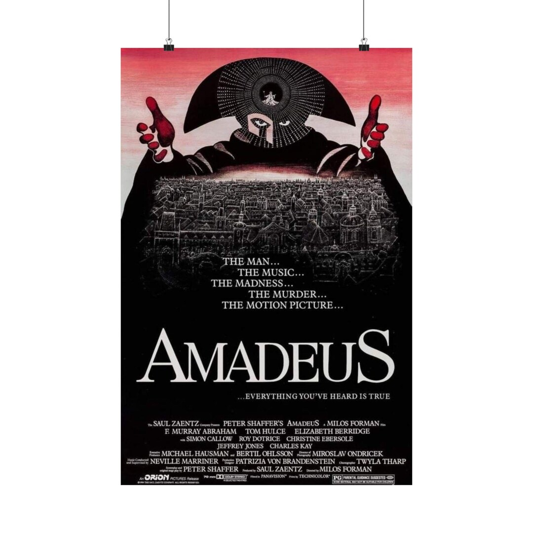 Amadeus Classic Movie Matte Vertical Posters - Etsy