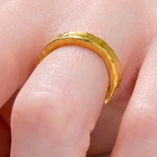 24k Gold Ring - Etsy