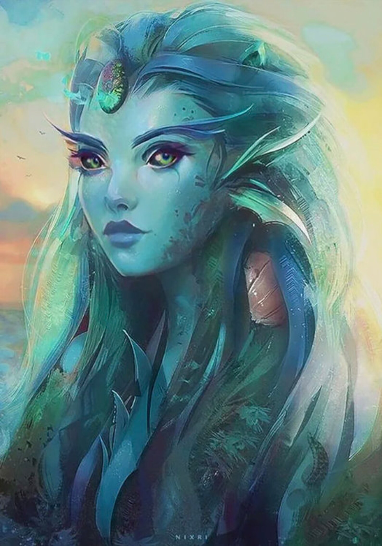 Mythical Diamond Painting Kit 30x40cm Full ROUND Drill Mythical Diamond ...