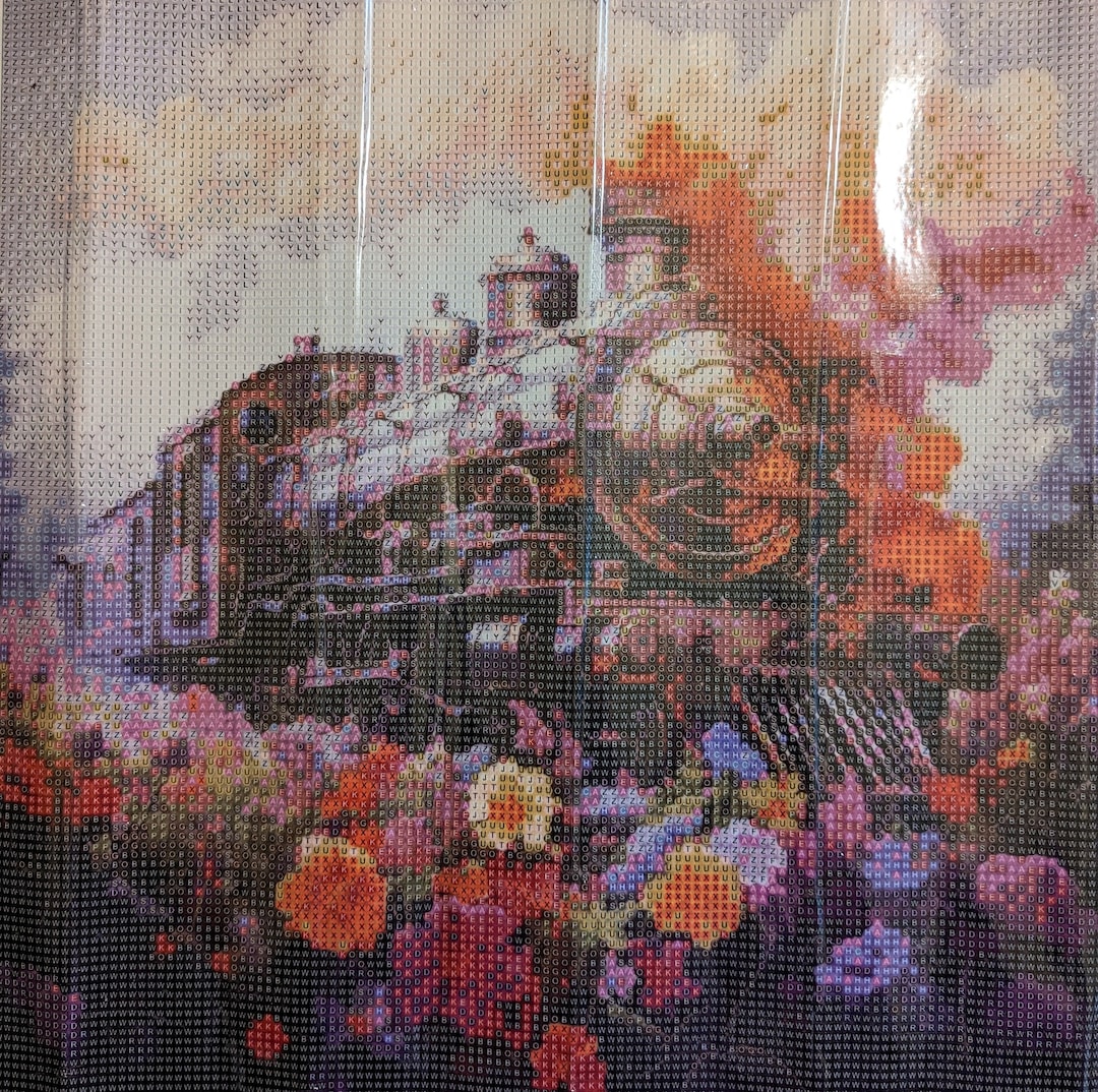 Train Diamond Painting Kit 40x40cm Full ROUND Drill Train Diamond Art ...