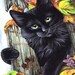 Cat Diamond Painting Kit 30x40cm Full ROUND Drill Cat Diamond Art Cat ...