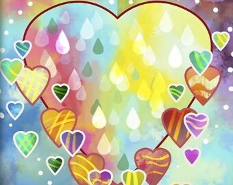 Hearts Diamond Art Kit - Etsy