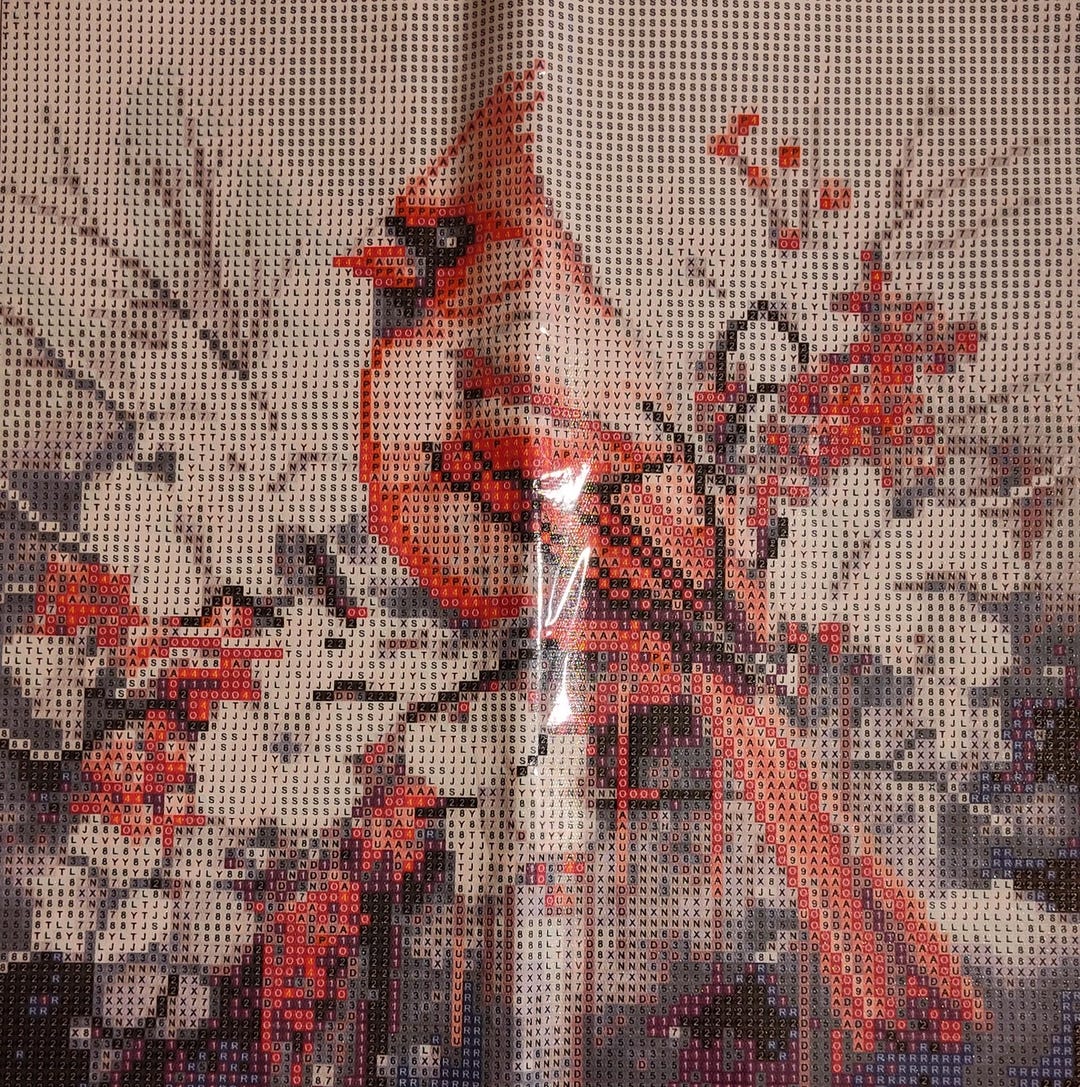 Cardinal Diamond Painting Kit 35x35cm Full Round Drill Cardinal Diamond ...