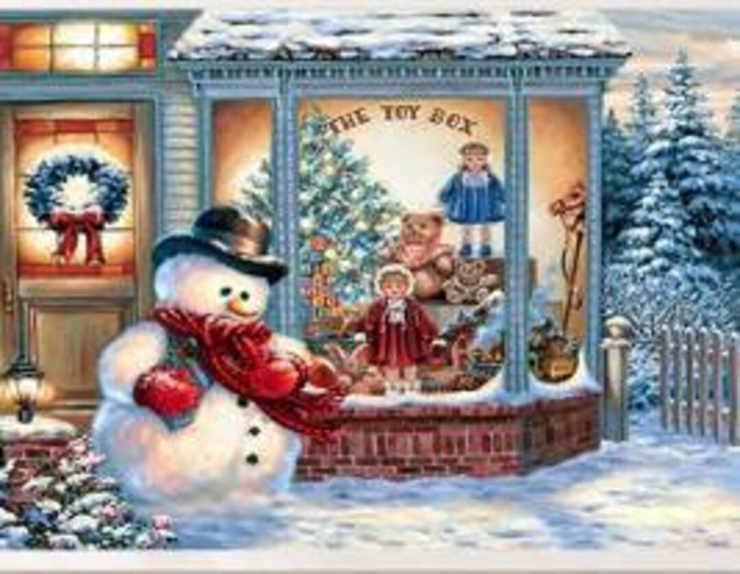 Snowman Diamond Painting Kit 40X 50cm Full ROUND Drill Snowman Diamond ...