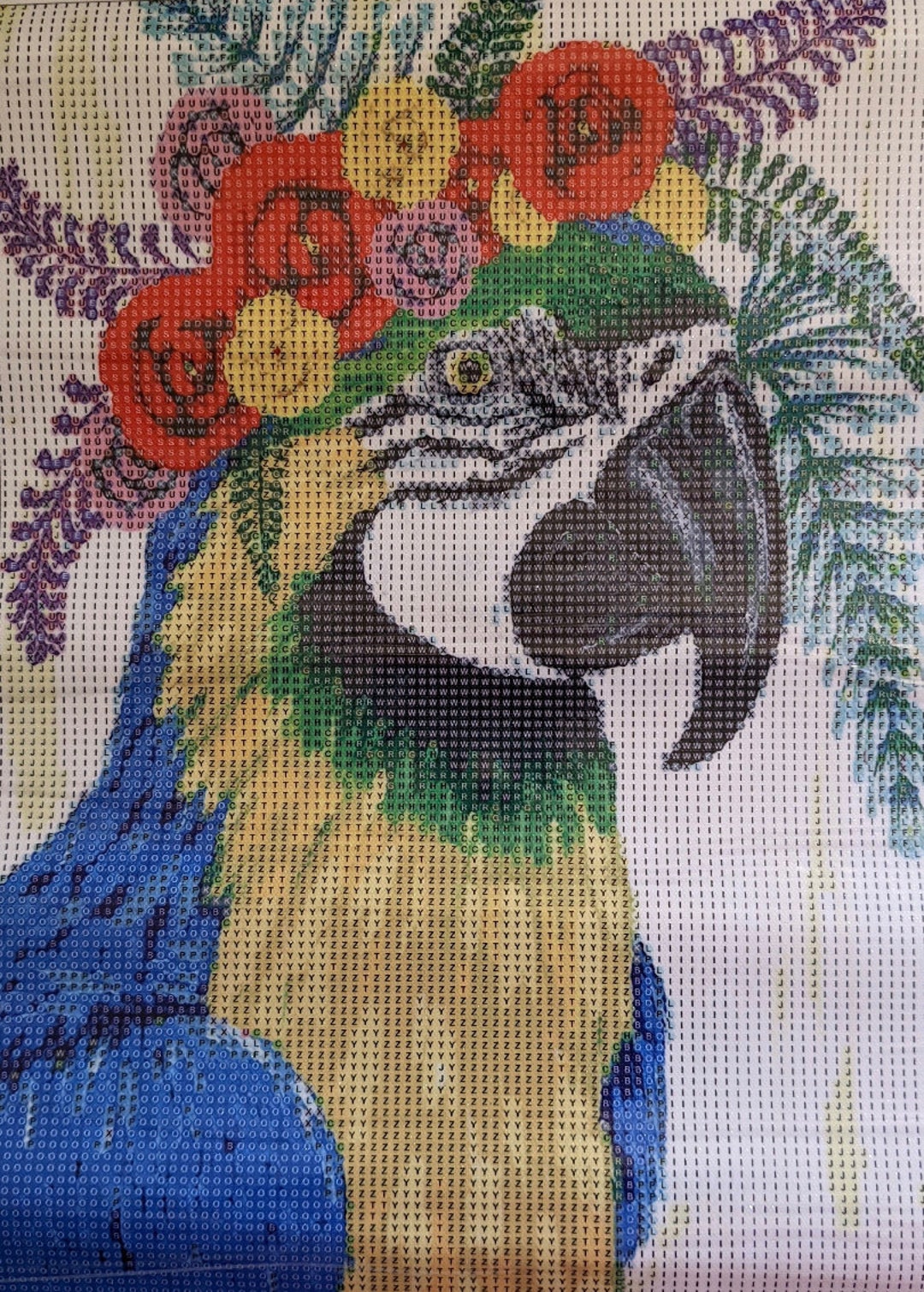 Sassy Parrot Diamond Painting Kit 30x40cm Full ROUND Drill Sassy Parrot ...