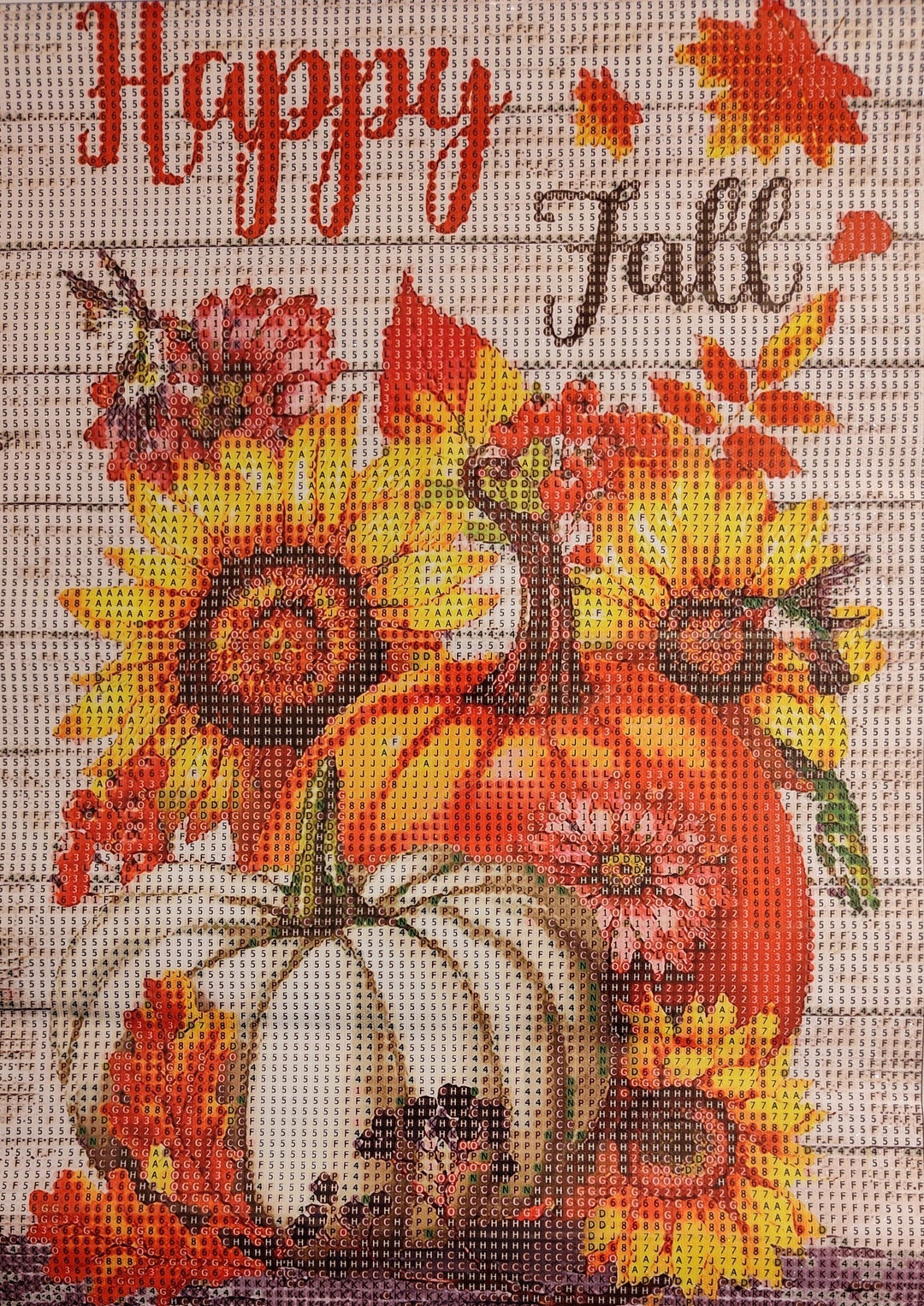 Fall Diamond Painting Kit 30x40cm Full ROUND Drill Fall Diamond Art ...