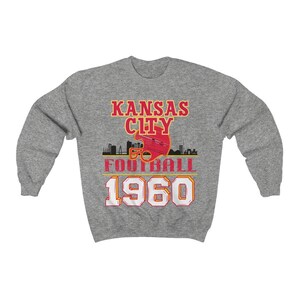 Vintage Kansas City Football Sweatshirt, KC Football Crewneck, Gift for ...