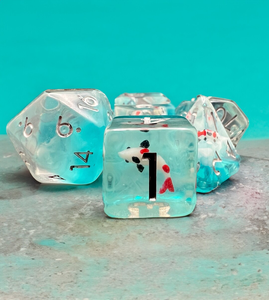 Koi Fish Dice Set for D&D Pathfinder RPG - Etsy