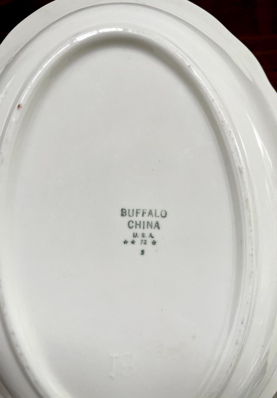Vintage Buffalo China Platter | Buffalo China “gold Atomic Colonna ...