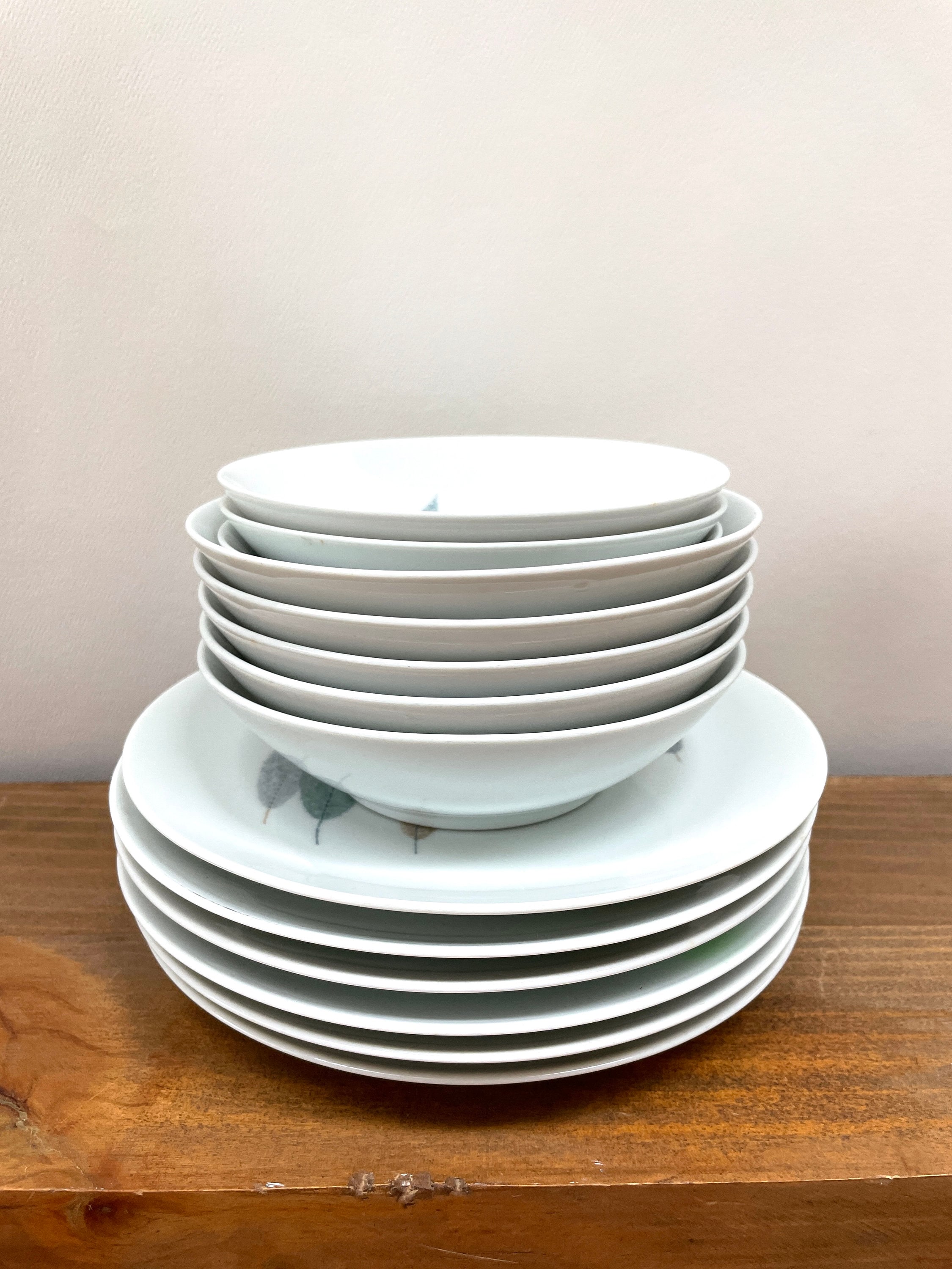 14 Piece Noritake namiki Dish Set Vintage Noritake Dinner Plates and ...