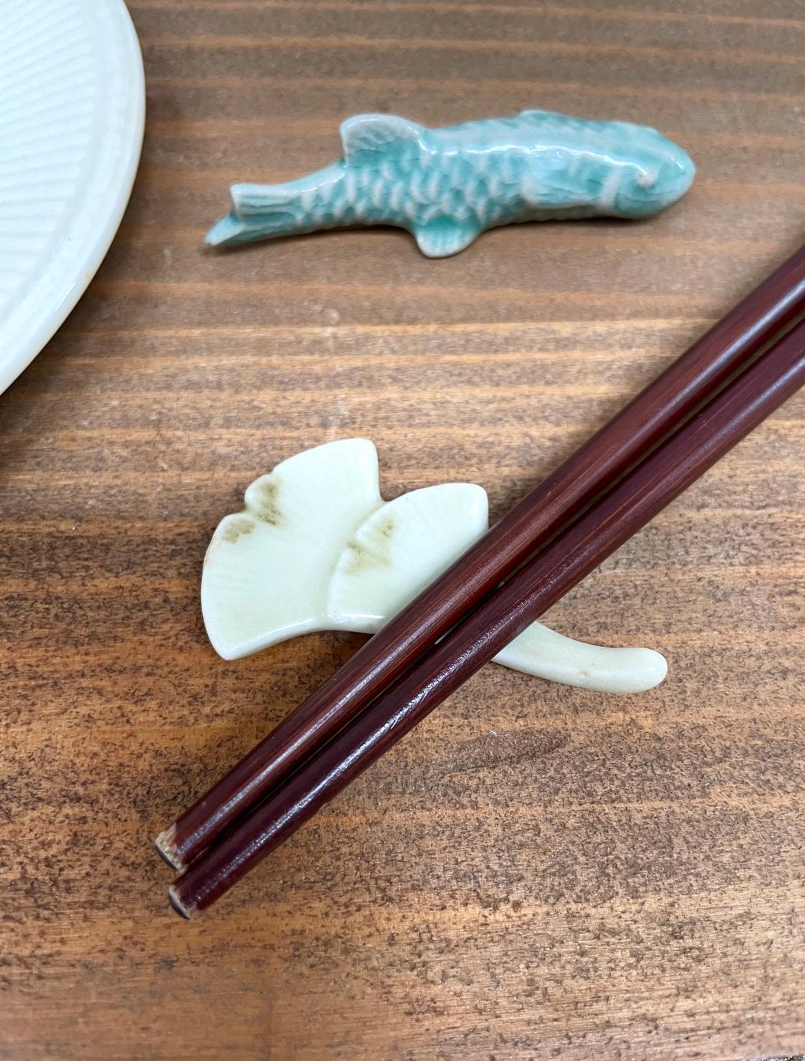 Vintage Ceramic Chopstick Rests Jade Ceramic Chopstick Rests MCM ...