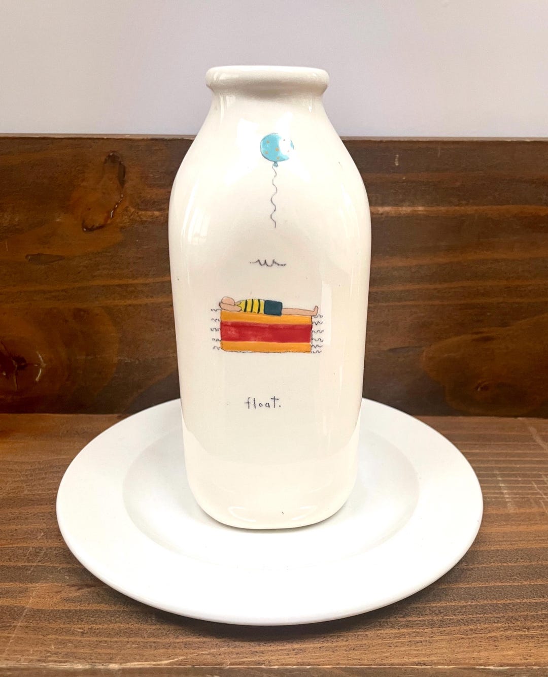 Handmade Beth Meuller Milk Bottle | Beth Mueller Vase | Designer Jug ...