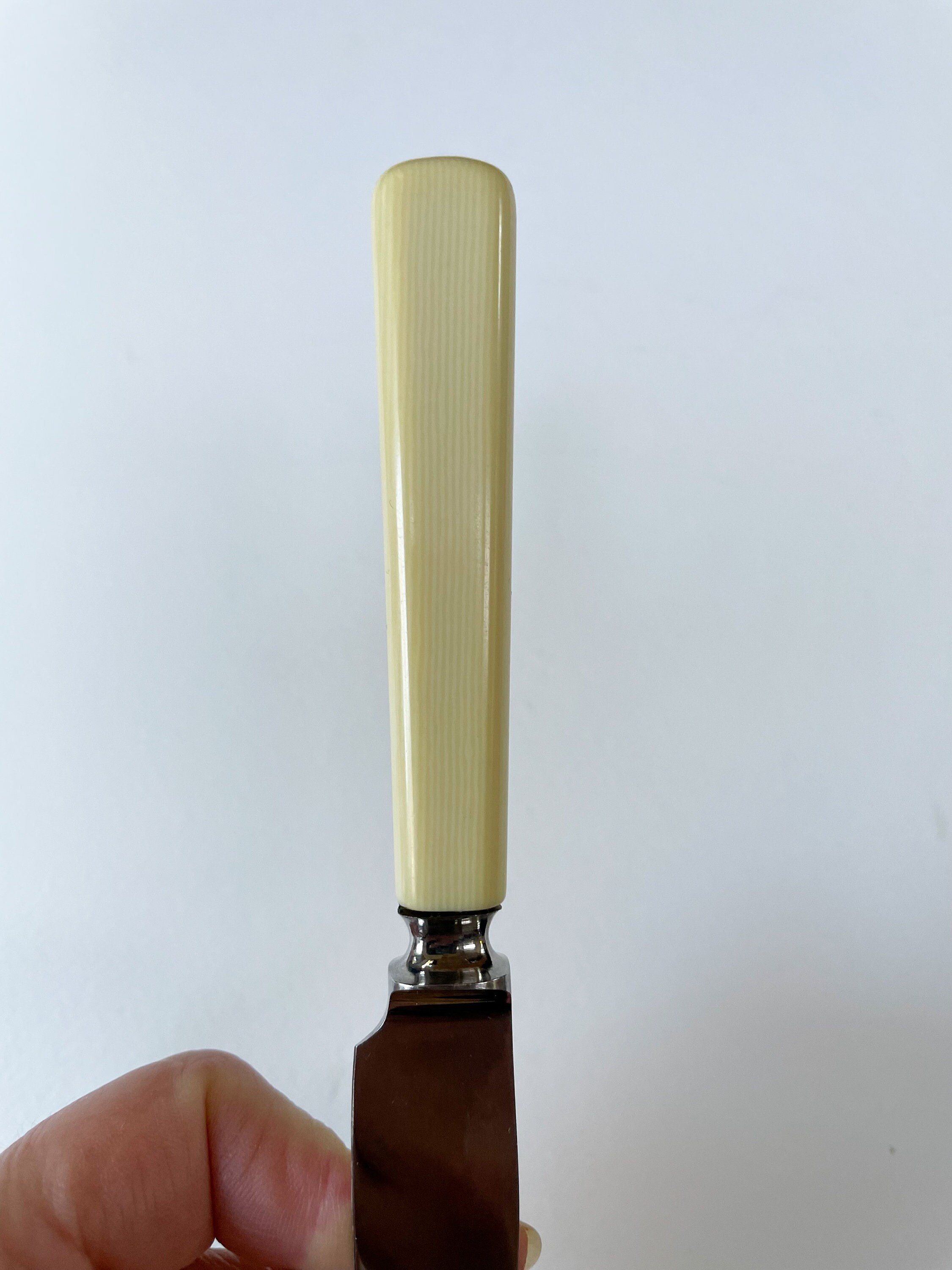 Set of 6 Swedish Faux Bone Luncheon Knives Vintage Celluloid - Etsy