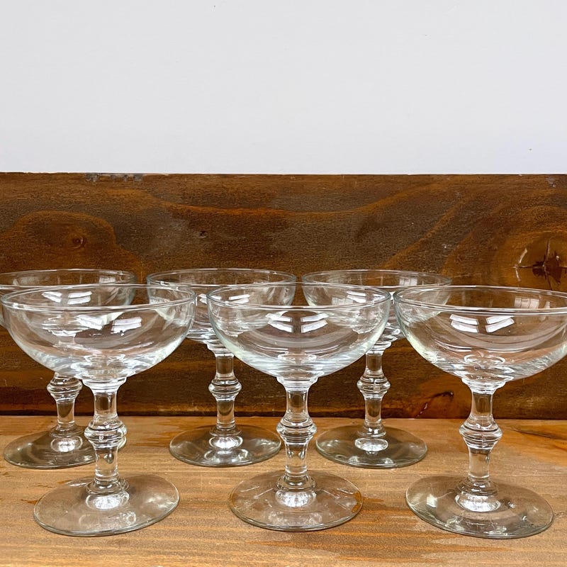 Coupe Glasses - Etsy