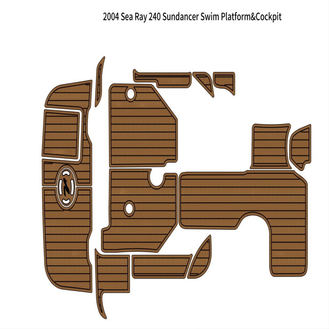 2004 Sea Ray 240 Sundancer Swim Platform Cockpit Pad Boat EVA - Etsy