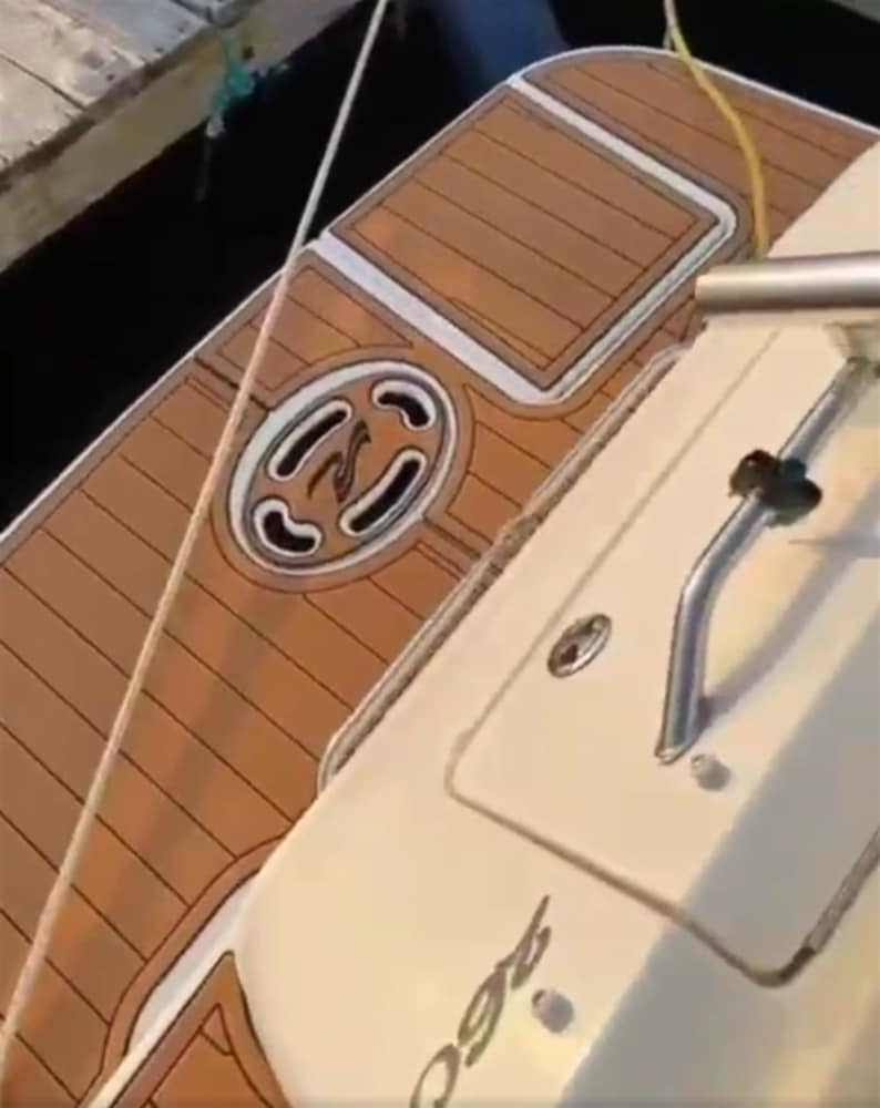 1999-2004 Sea Ray 260 Sundancer Swim Platform Cockpit Pad Boat EVA ...