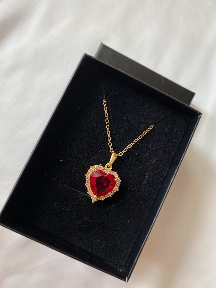 Lana Del Rey Necklace Royal Heart Necklace Love Jewelry - Etsy UK