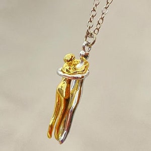 Hug Me Necklace, Necklace Lovers Together Forever, Hugging Me Necklace ...