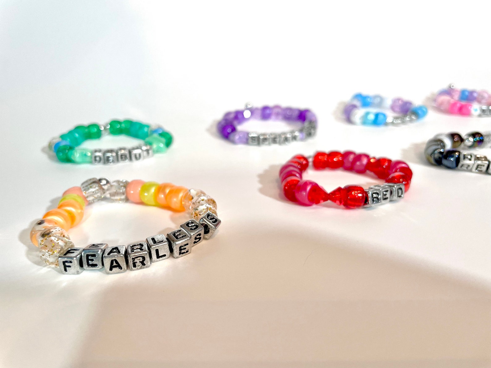 Eras Tour Beaded Friendship Bracelets - Album Bracelets - Bracelet ...