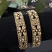 Gold Stone Kade X Bangles/indian Bangles/punjabi Bangles Set, Metal ...