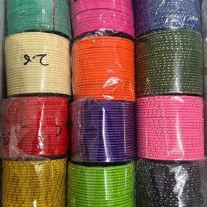 Mirror Kade Metal Bangles/indian Bangles/punjabi Bangles Set,pink Blue ...