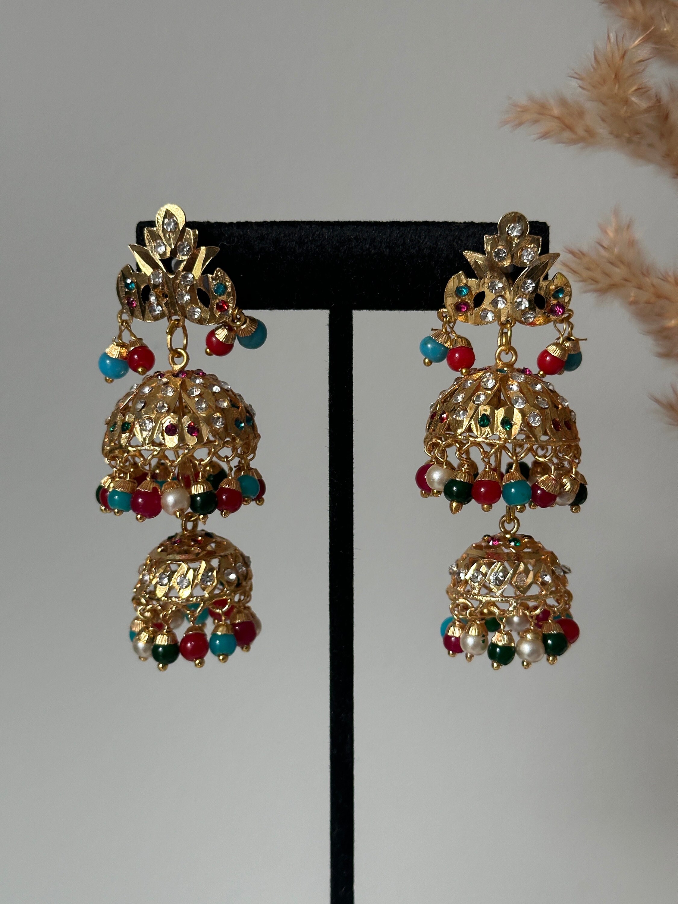 Jadau Jhumkis Etsy