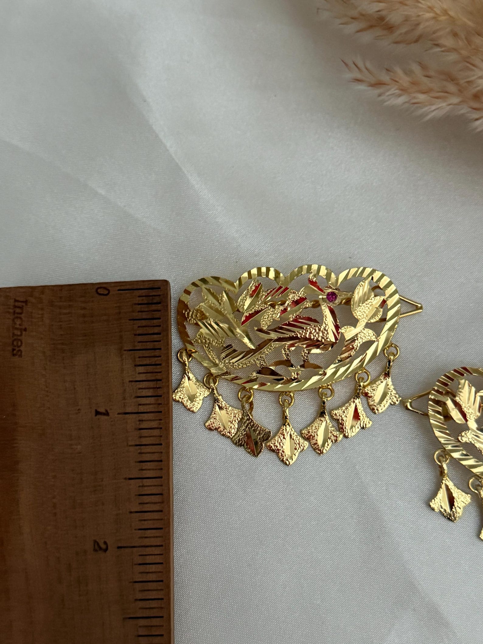 Punjabi Traditional Piple Patti Hair Pins/punjabi Hair Accessories/gold ...